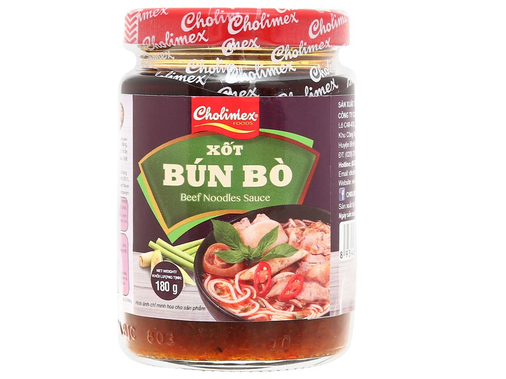 Xốt bún bò - Cholimex - Beef noodles sauce 180g – Foody NZ - Vietnamese ...